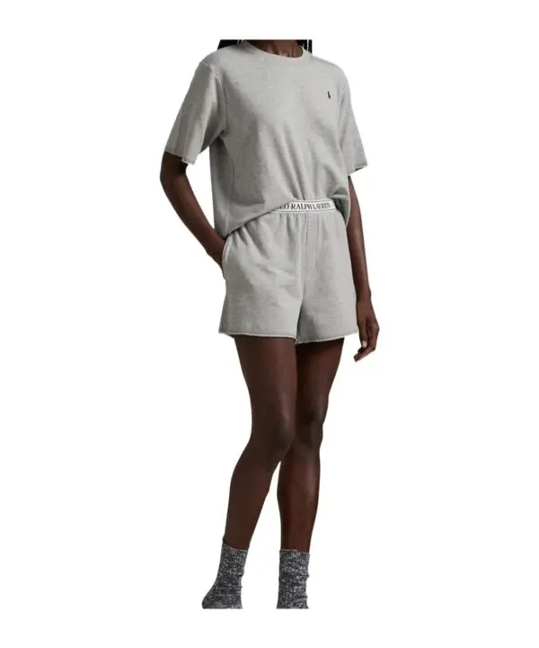 Polo Ralph Lauren Short Sleeve Pyjama Set - Gray