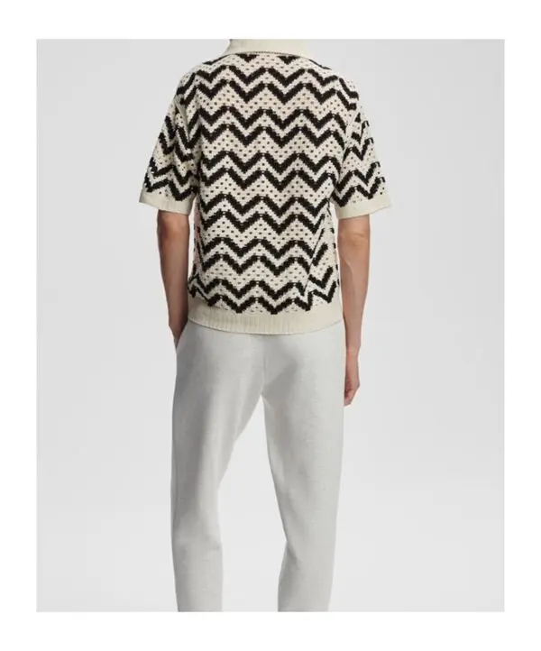 Varley Anais Zigzag Knit Top