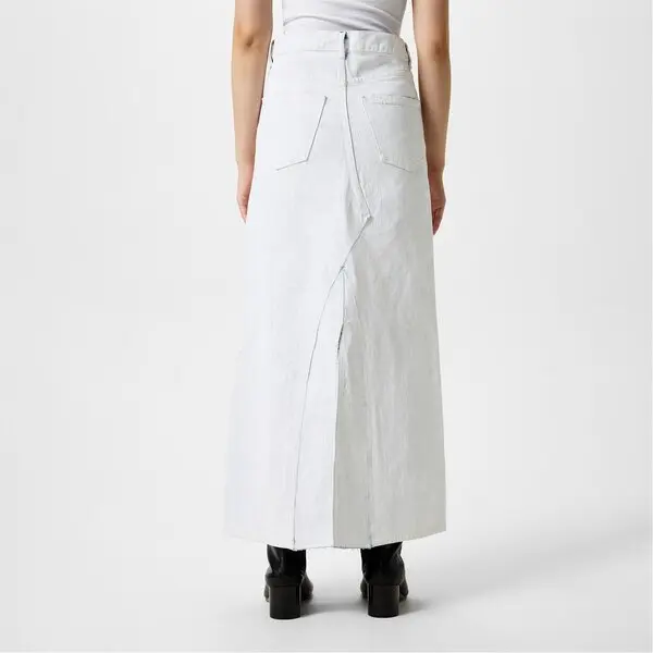 MAISON MARGIELA Painted Denim Maxi Skirt