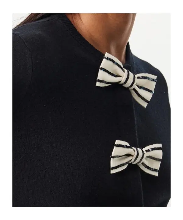 Valentino Garavani Bow Knit Cardigan