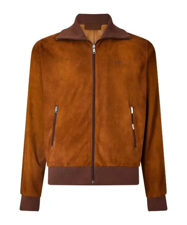 Prada Suede Blouson Jacket