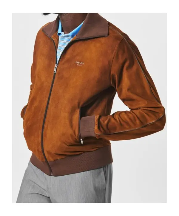 Prada Suede Blouson Jacket