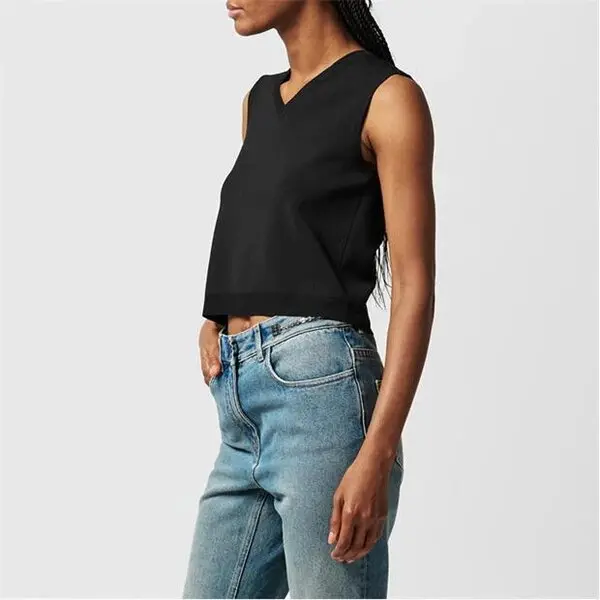 Givenchy Sleeveless Knit Top With Back Buttons