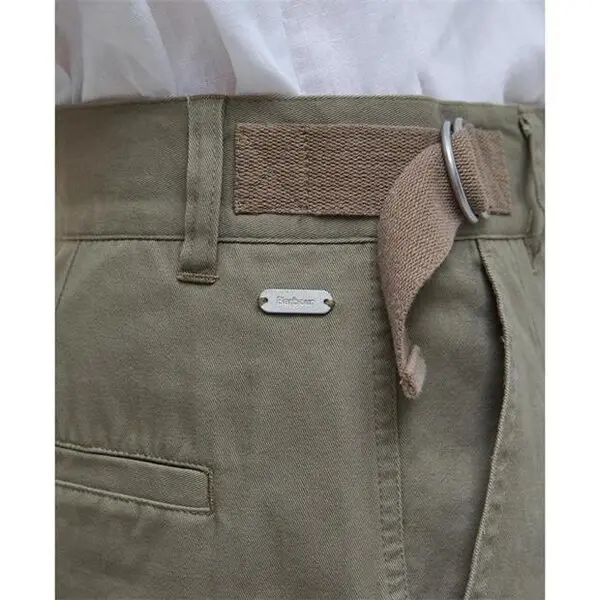 Barbour Cecile Pleated Shorts With Adjustable Waistband