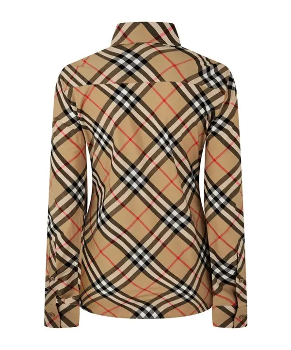 Burberry Plaid Long-sleeve Shirt