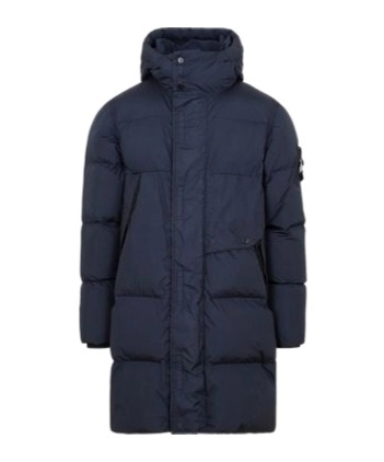 Stone Island Logo Patch Puffer Coat