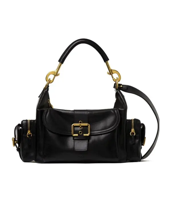 Chloé Leather Camera Bag - Black
