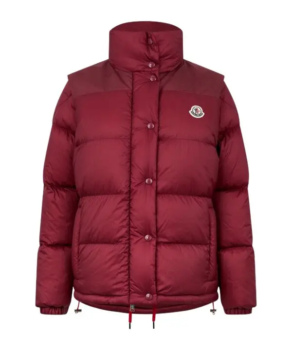 Moncler Short Down Jacket With Drawcords