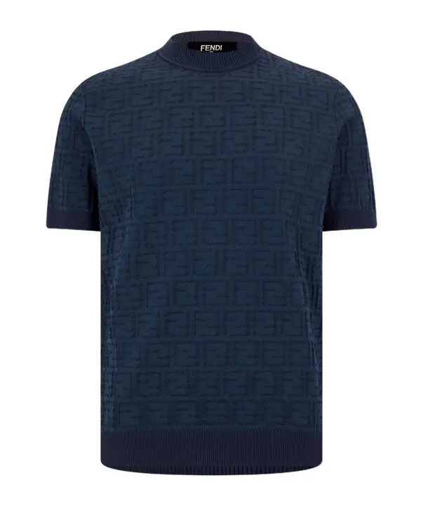 Fendi Short Sleeve Ff Jumper