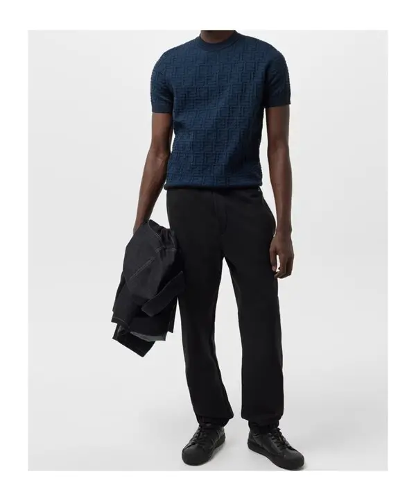 Fendi Short Sleeve Ff Jumper