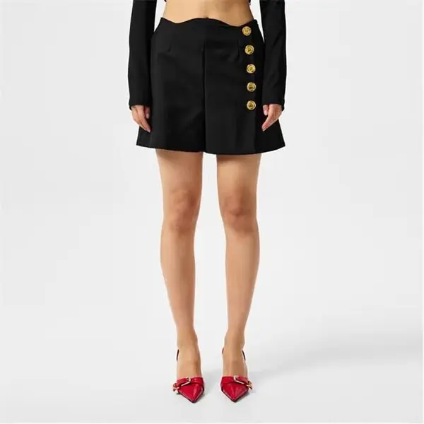Givenchy Scalloped Shorts With 4g Buttons