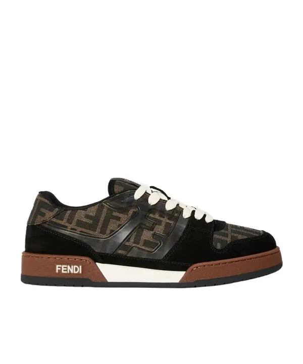 Fendi Match Sneakers - Black/brown