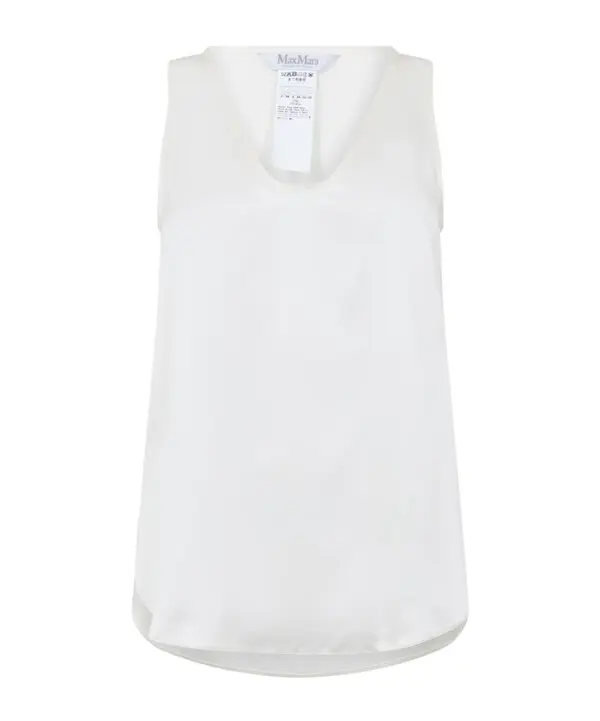 Max Mara Filly Side-slit Vest - White
