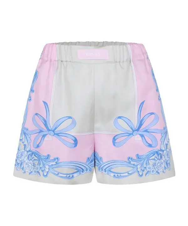 Versace Printed Shorts - White