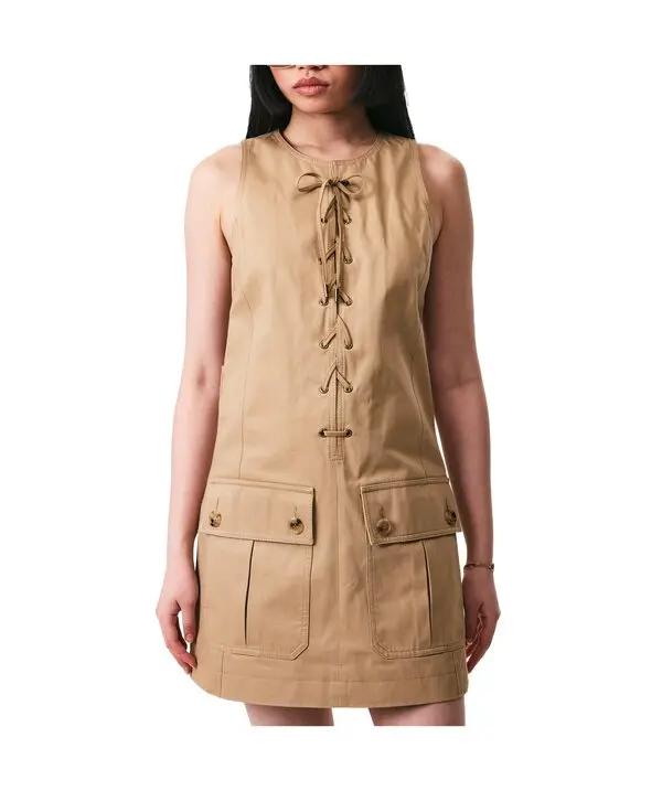 Chloé Sleeveless V-neck Skirt With Pockets