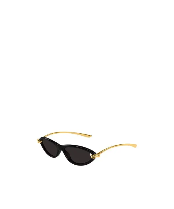 Bottega Veneta Oval Sunglasses - Black