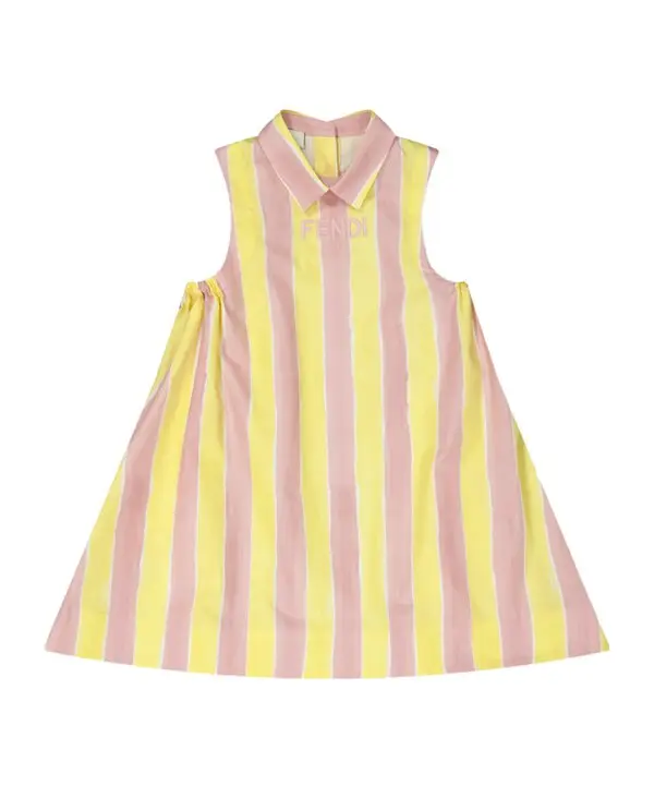 Fendi Striped Cotton Shirt Dress