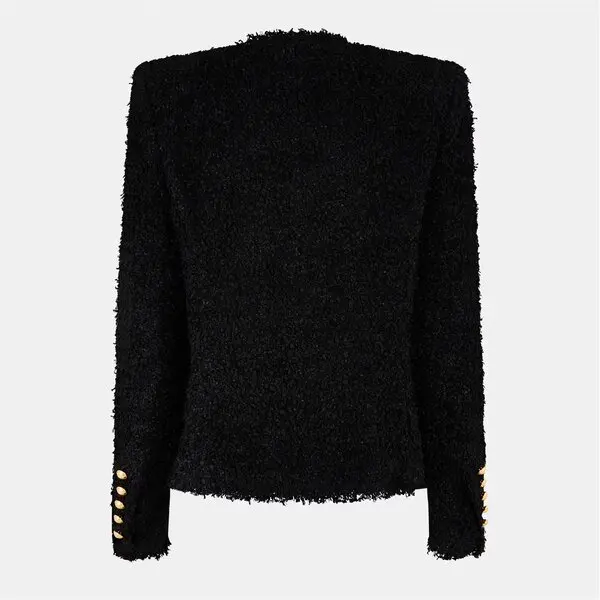 Balmain Double-breasted Tweed Jacket