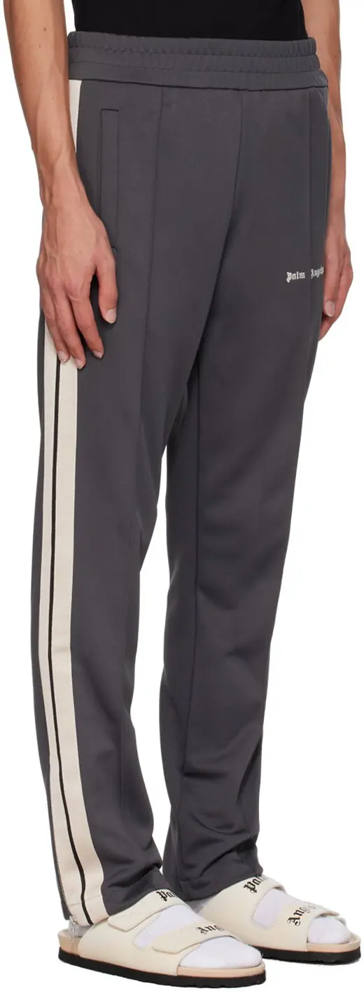 Palm Angels Logo-print Side-stripe Track Pants