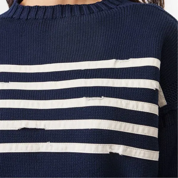 Prada Striped Cropped Sweater