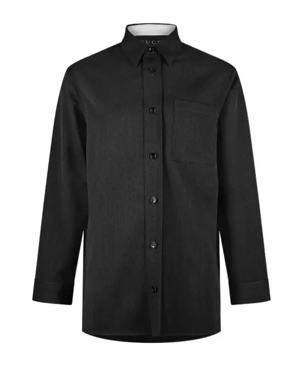 Gucci Long Sleeve Logo Shirt