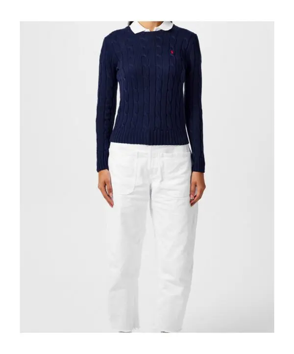 Polo Ralph Lauren Juliana Crewneck Sweater - Hunter Navy