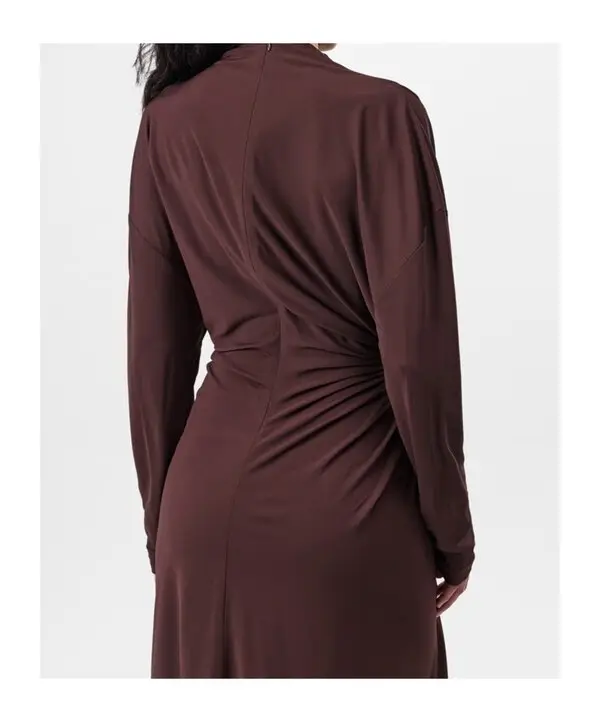 Bottega Veneta Pleated Long-sleeved Dress