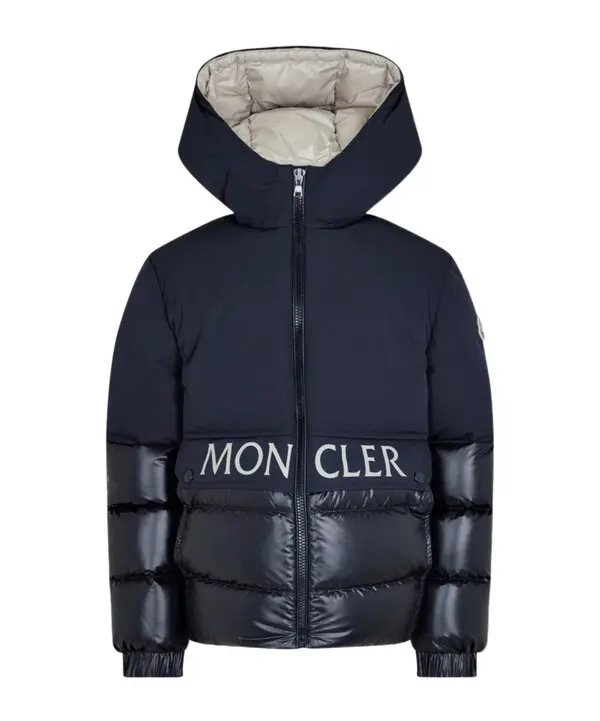 Moncler Logo Patch Down Jacket