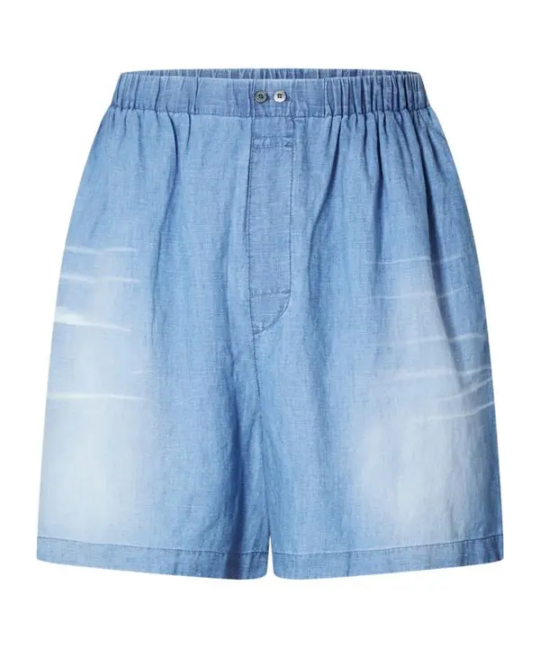 Acne Studios Logo Denim Shorts