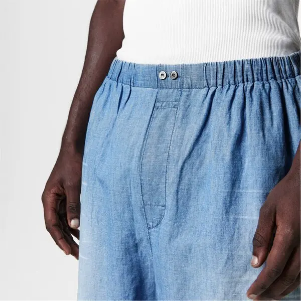 Acne Studios Logo Denim Shorts
