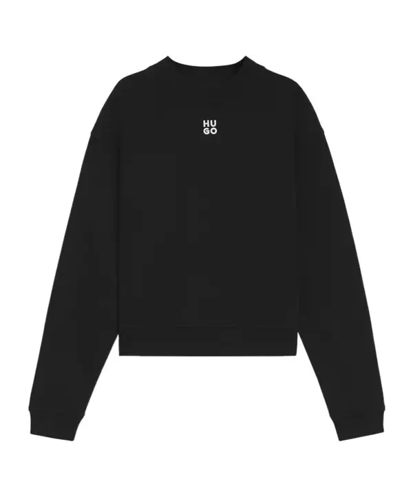 Hugo Boss Mock-neck Sweatshirt - Black