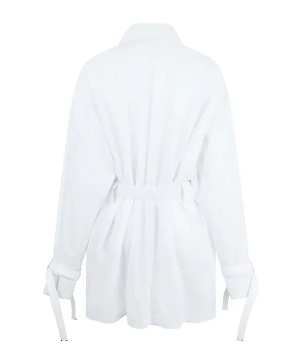 Off-White Cargo Shirt Dress