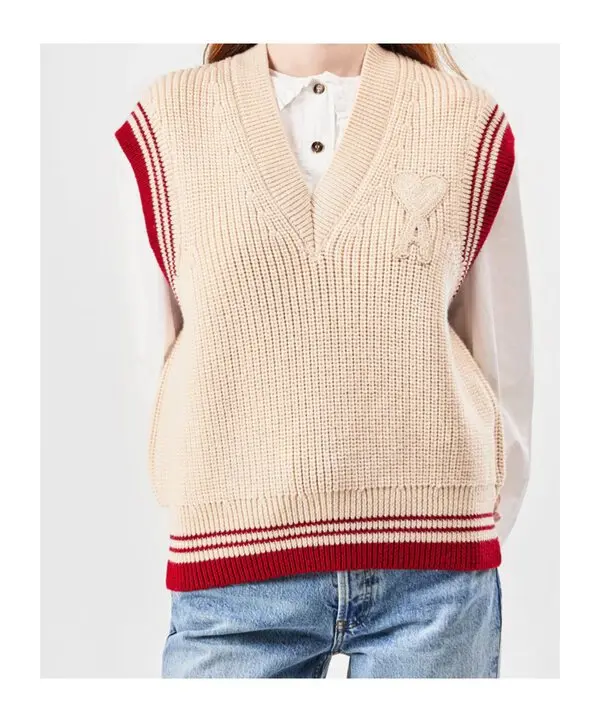 AMI Paris De Coeur Sweater Vest