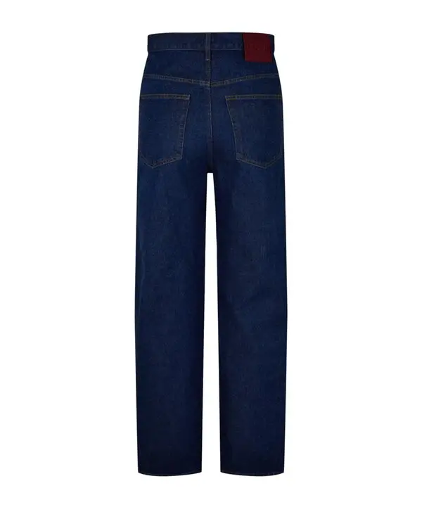 Gucci Logo Patch Jeans