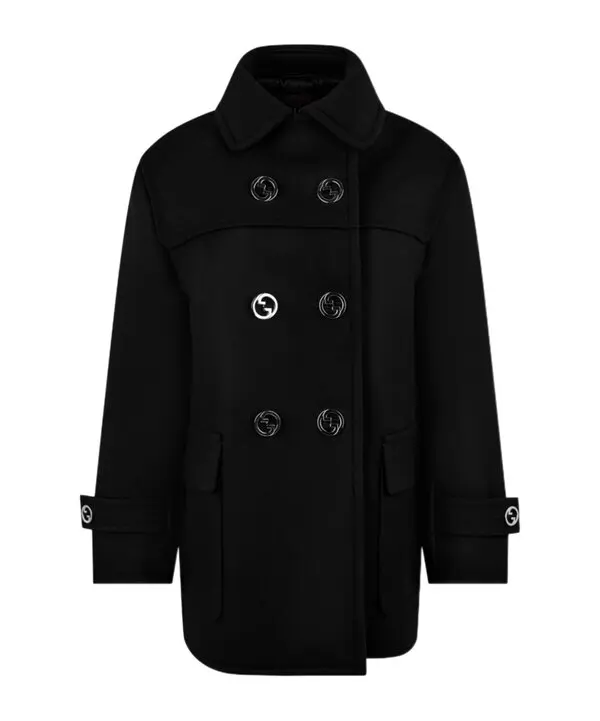 Gucci Wool Coat - Black