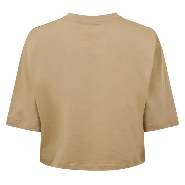 Balmain Logo Print Cropped T-shirt