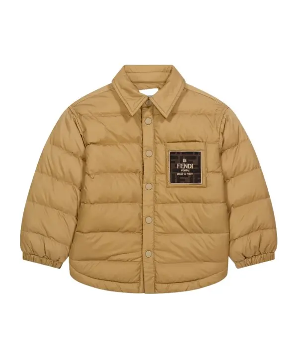 Fendi Embroidered Down Jacket