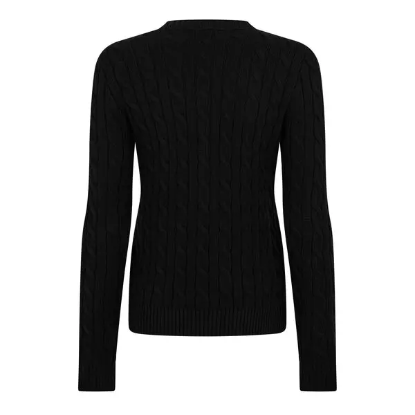 Ralph Lauren Button-trim Cable Knit Jumper