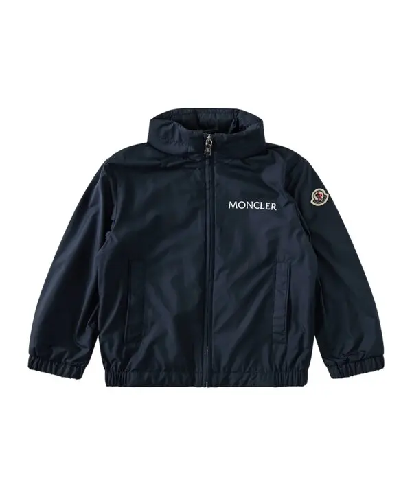 Moncler Logo Patch Windbreaker Jacket