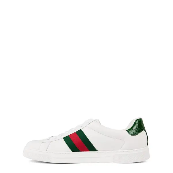 Gucci Low-top Sneakers With Web Stripe And Double G Logo