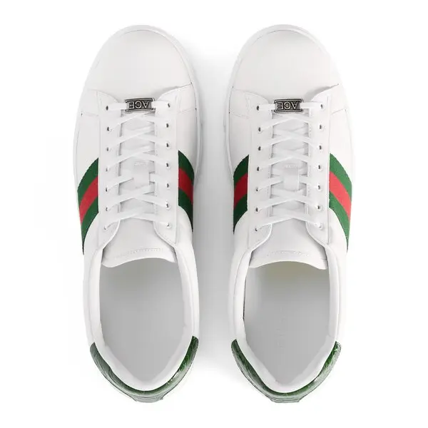 Gucci Low-top Sneakers With Web Stripe And Double G Logo