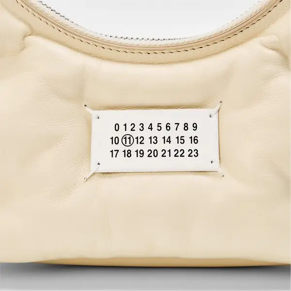 MAISON MARGIELA Logo Shoulder Bag - Nude