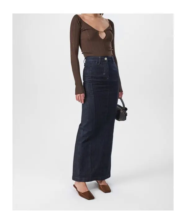 Jacquemus Belted Maxi Skirt