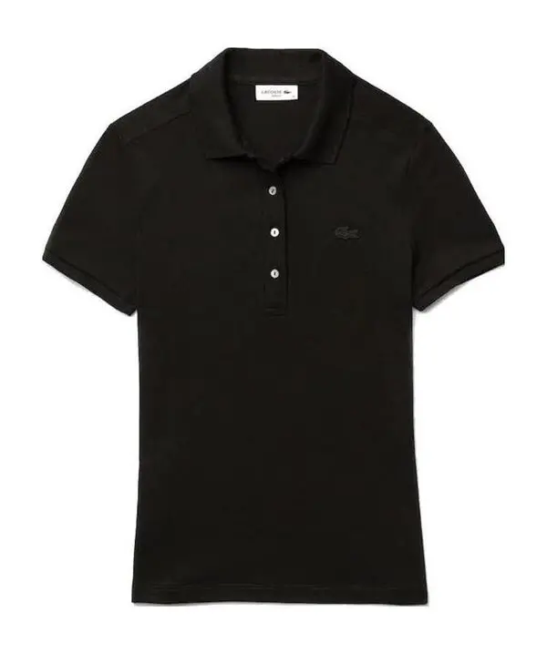 Lacoste L.12.d Slim Fit Stretch Mini Piqué Polo Shirt