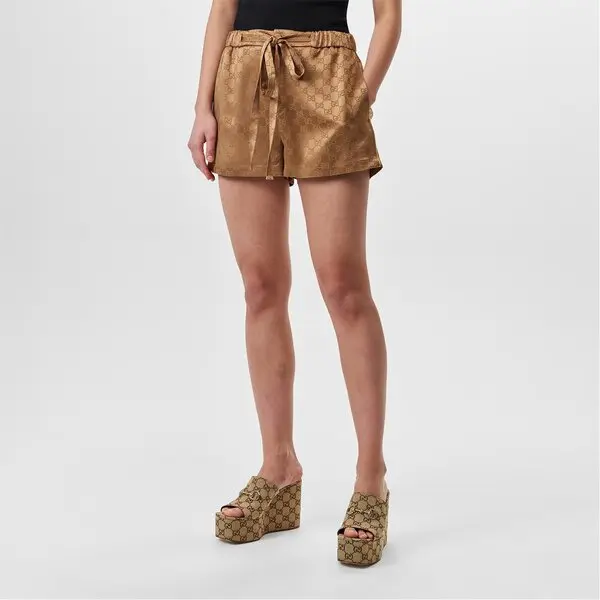 Gucci Gg Silk Shorts