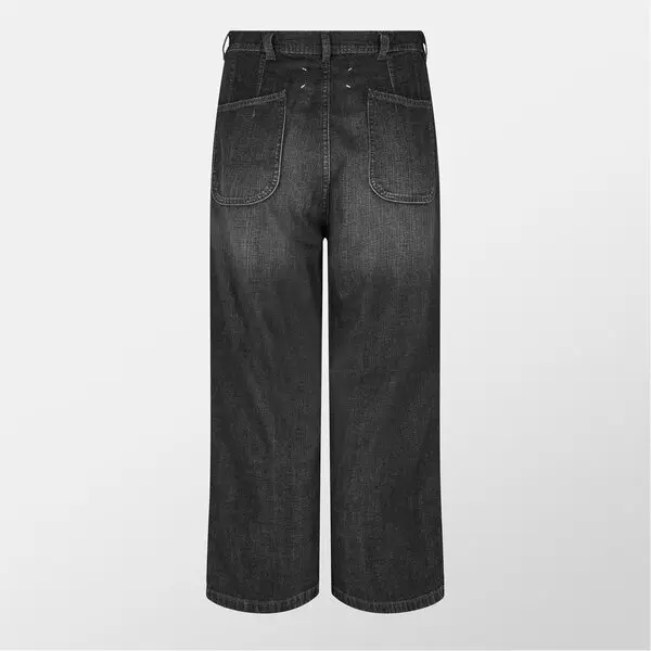MAISON MARGIELA Belted Patch Pocket Denim Trousers