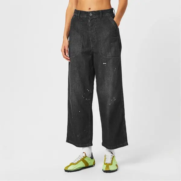 MAISON MARGIELA Belted Patch Pocket Denim Trousers