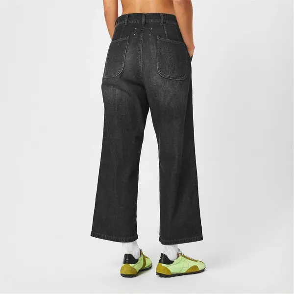 MAISON MARGIELA Belted Patch Pocket Denim Trousers