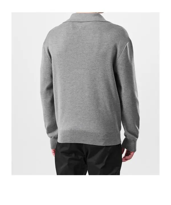 Dolce & Gabbana Wool V-neck Sweater With Dg Embroidery