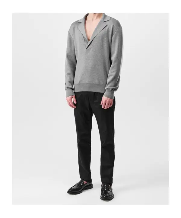 Dolce & Gabbana Wool V-neck Sweater With Dg Embroidery